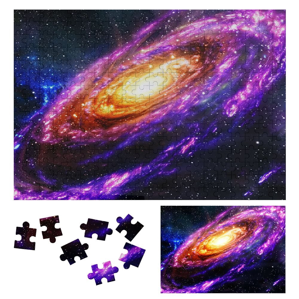 Chilfamy Galaxy Stars Space Art Wooden Jigsaw Puzzle Game Toy Gift for ...