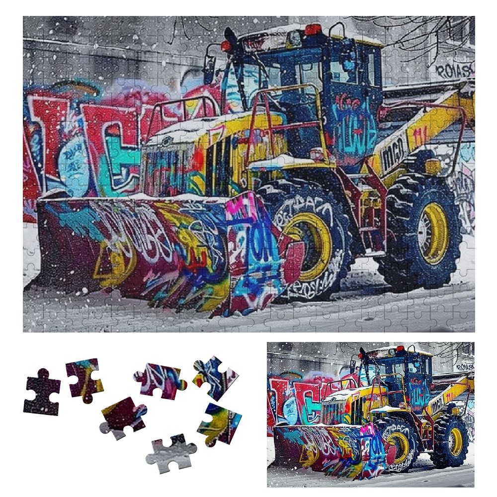 Chilfamy Graffiti Wooden Jigsaw Puzzle for Adults and Kids ...