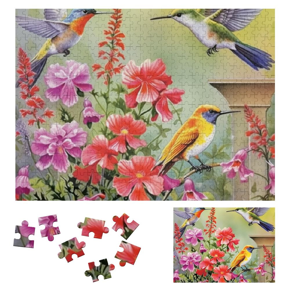 Chilfamy Hummingbirds at The Gate - Jigsaw Puzzle 500 PCS - Walmart.com