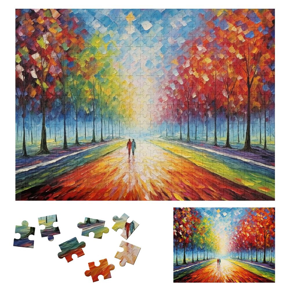 Chilfamy Impressionist Painting Wooden Jigsaw Puzzle, Impossible Hard ...
