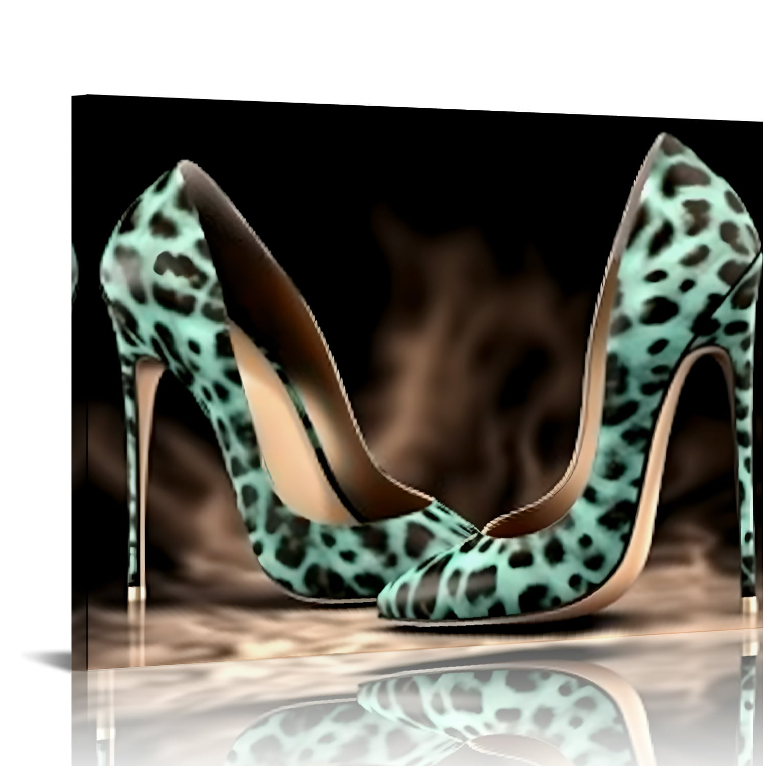 Chilfamy Leopard Print Wall Decor Modern Canvas Prints for Home Art ...