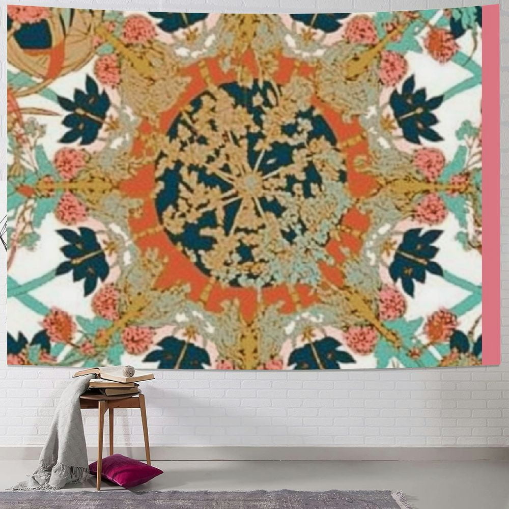 Chilfamy Mandala Tapestry Wall Hanging Flower Psychedelic Tapestry Wall ...