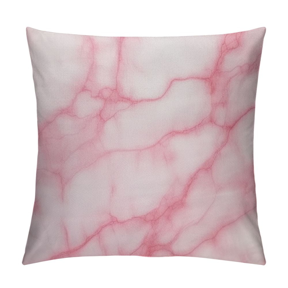Chilfamy Marble Print Throw Pillow Cushion Cover, Soft Granite Texture ...