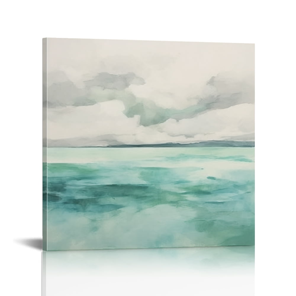 Chilfamy Ocean Waves Clouds Wall Decor for Bedroom Kitchen Ready to ...