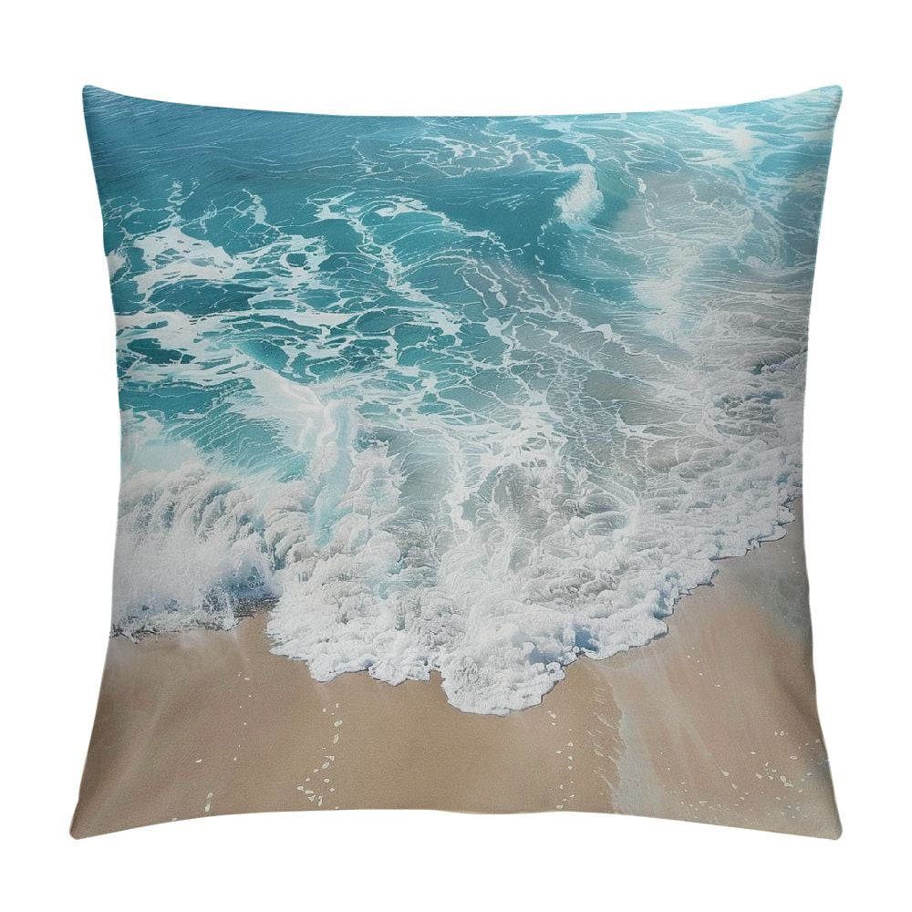 Chilfamy Outdoor Pillows Cover ,Ocean Beach Decorative Throw Pillows ...