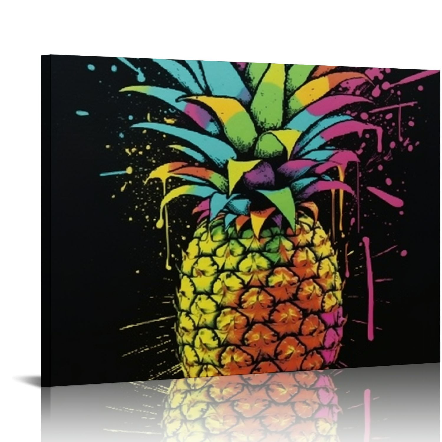 Chilfamy Pineapple Fruits Color Canvas Wall Art Decor Fashion Home ...