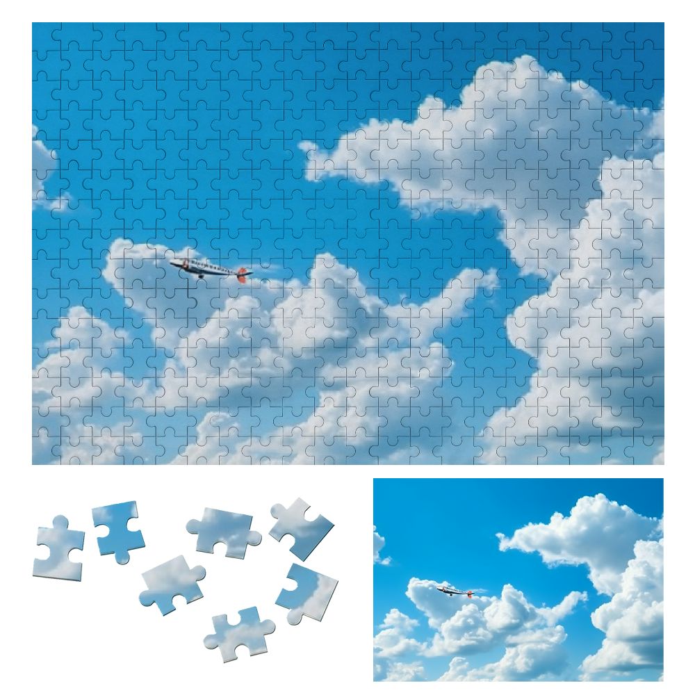 Chilfamy Plane Wooden Jigsaw Puzzle Wall Art Decor Challenging ...