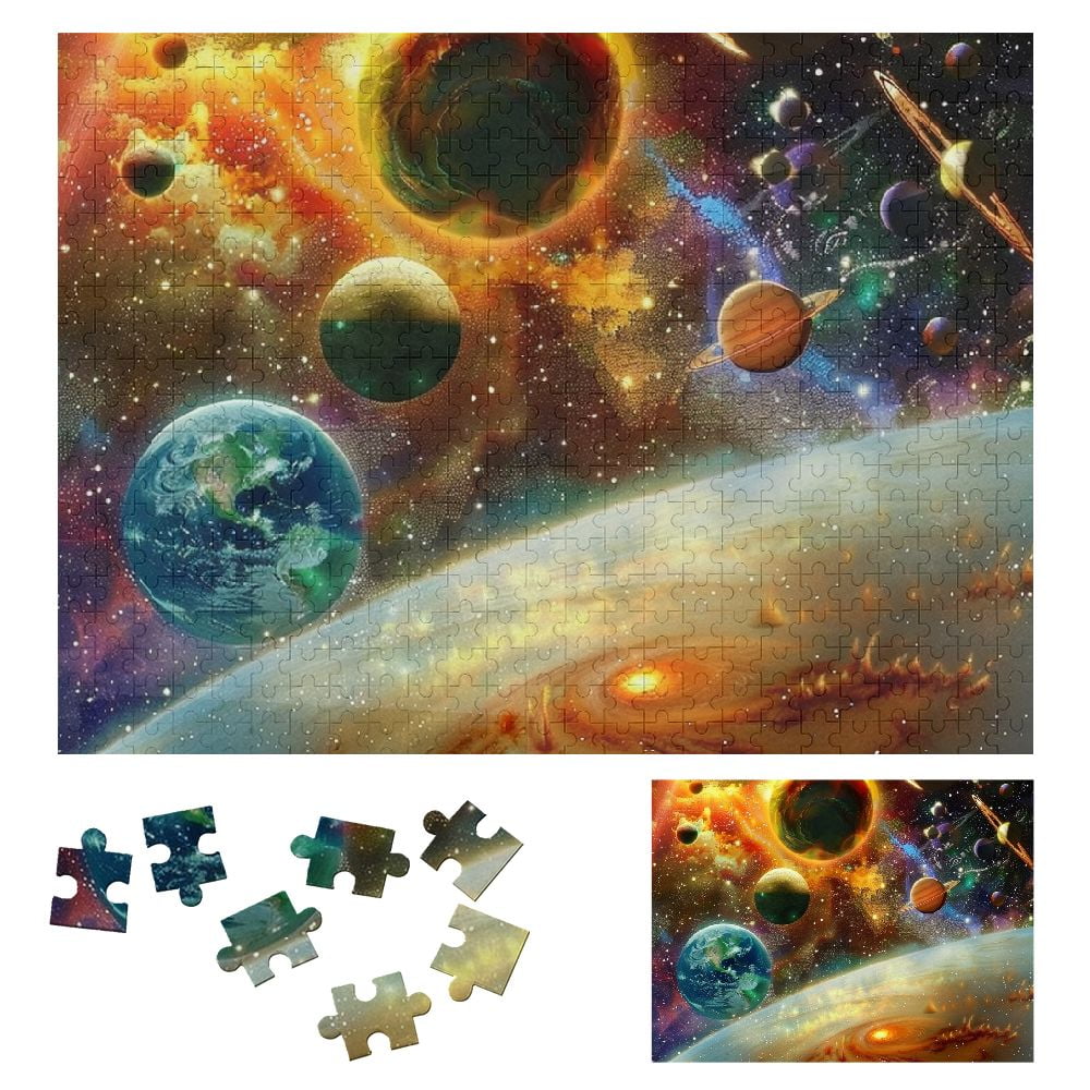 Chilfamy Planetary Vision Jigsaw Puzzle - Engaging Puzzle for Kids and ...