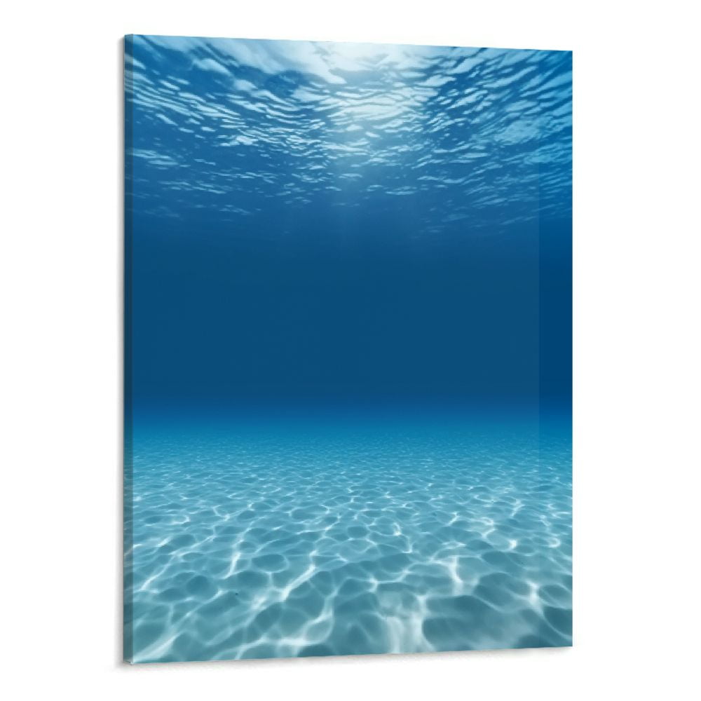 Chilfamy Print On Canvas Blue Ocean Canvas Wall Art Picture 16x20in for ...