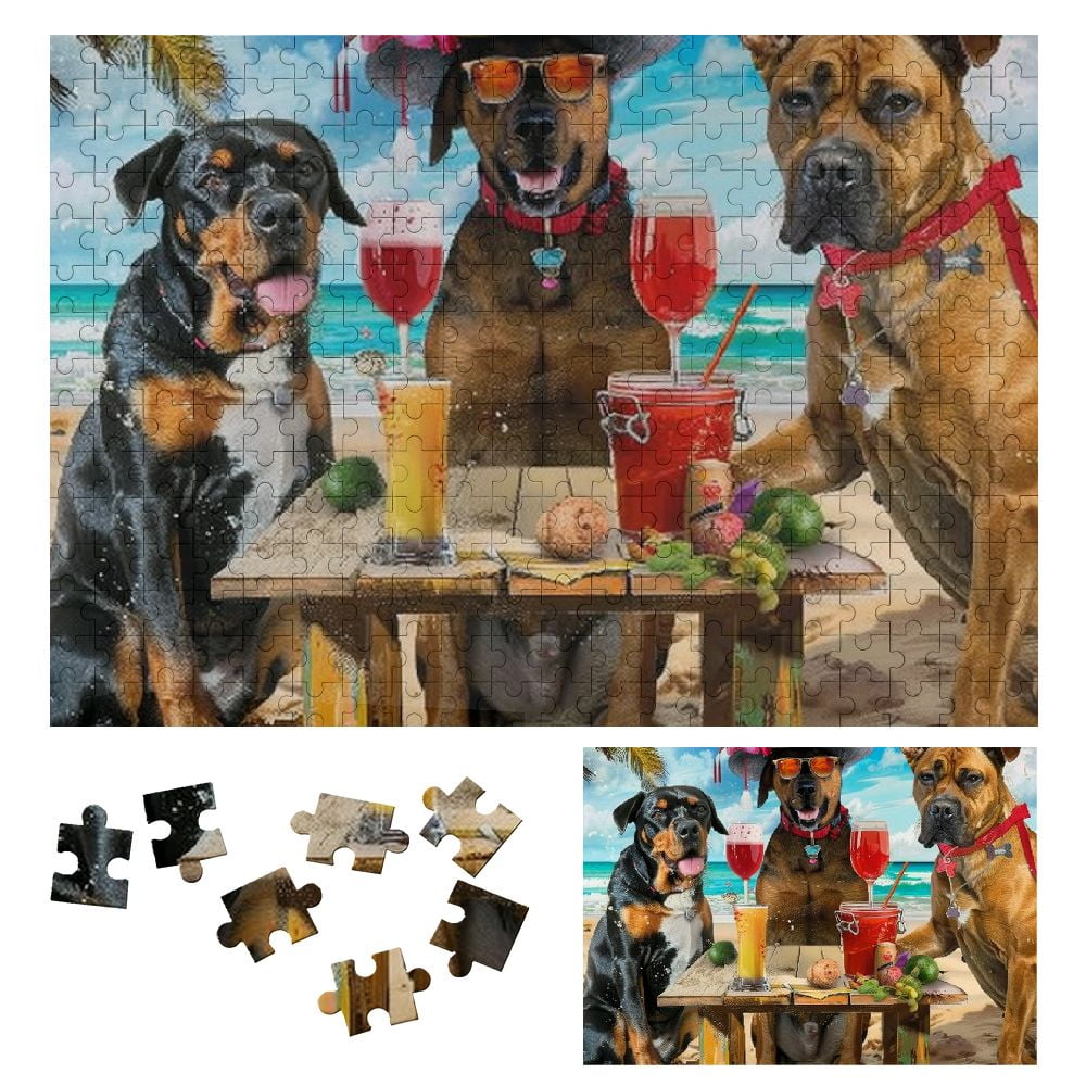 Chilfamy Puzzles - Beach Party -Jigsaw Puzzle 300 PCS - Walmart.com