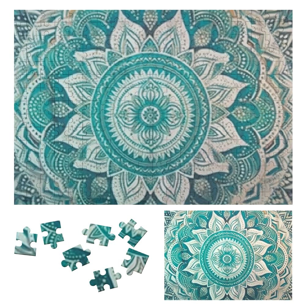 Chilfamy Sacred Geometry Wooden Jigsaw Puzzle, Impossible Hard ...