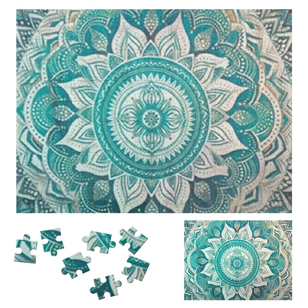 Chilfamy Sacred Geometry Wooden Jigsaw Puzzle, Impossible Hard ...