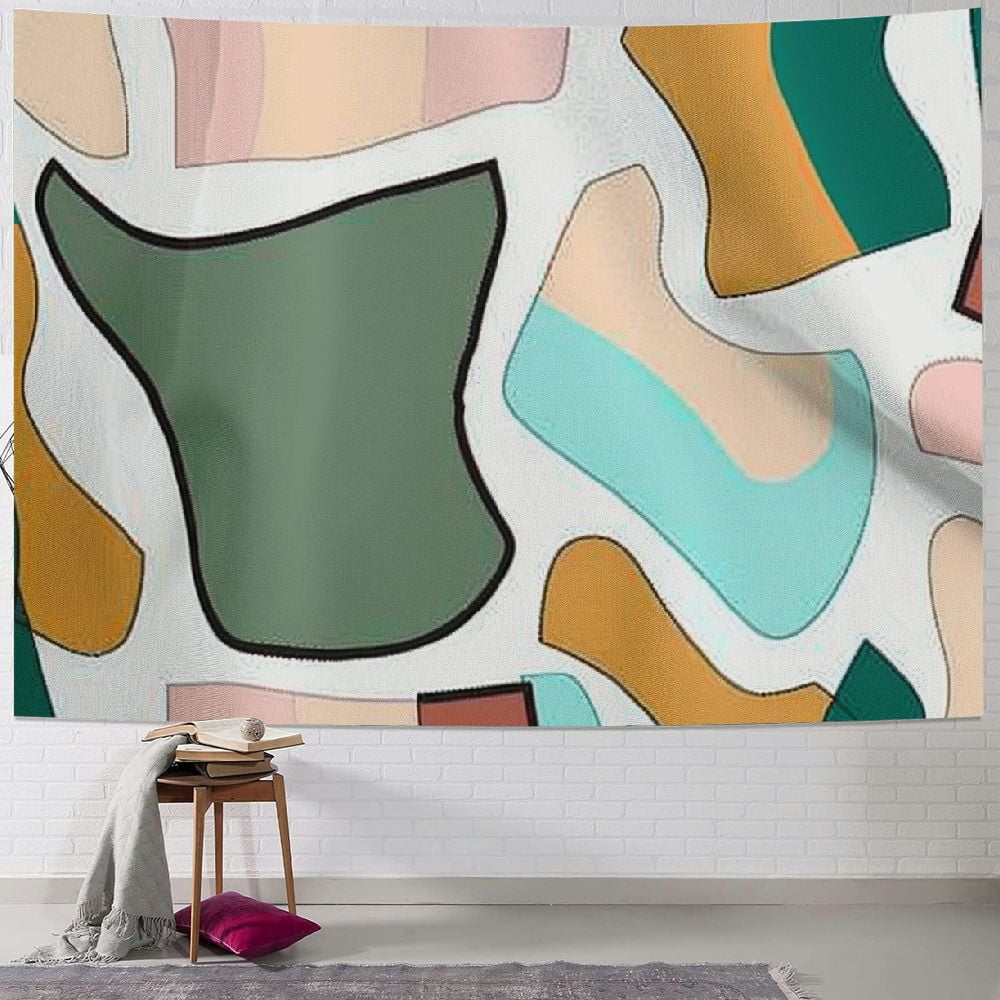 Chilfamy Sage Green Tapestry Danish Pastel Tapestry Wall Hanging ...