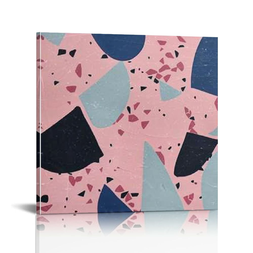 Chilfamy Shapes Canvas Wall Art for Living Room Decor, High-Definition ...