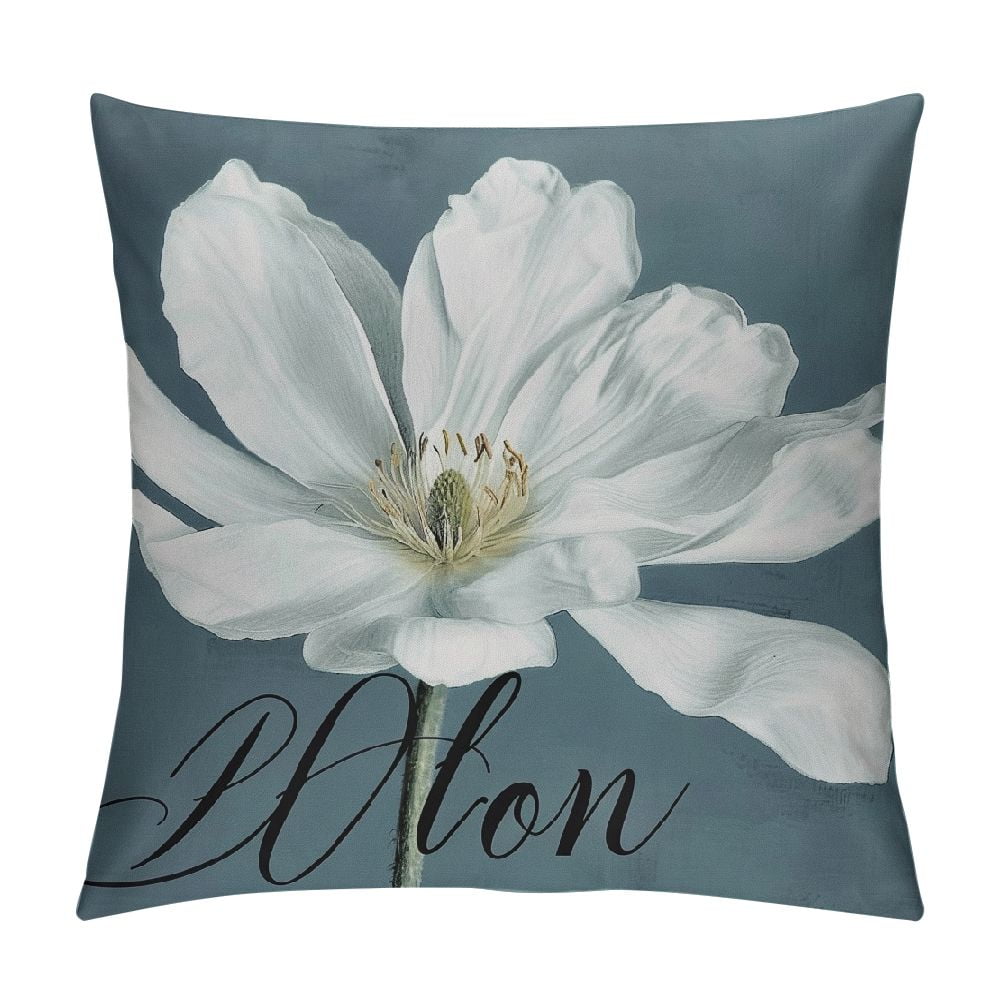 Chilfamy Spring Pillow Cover Daisy Bloom Decorations Seasonal Farmhouse ...