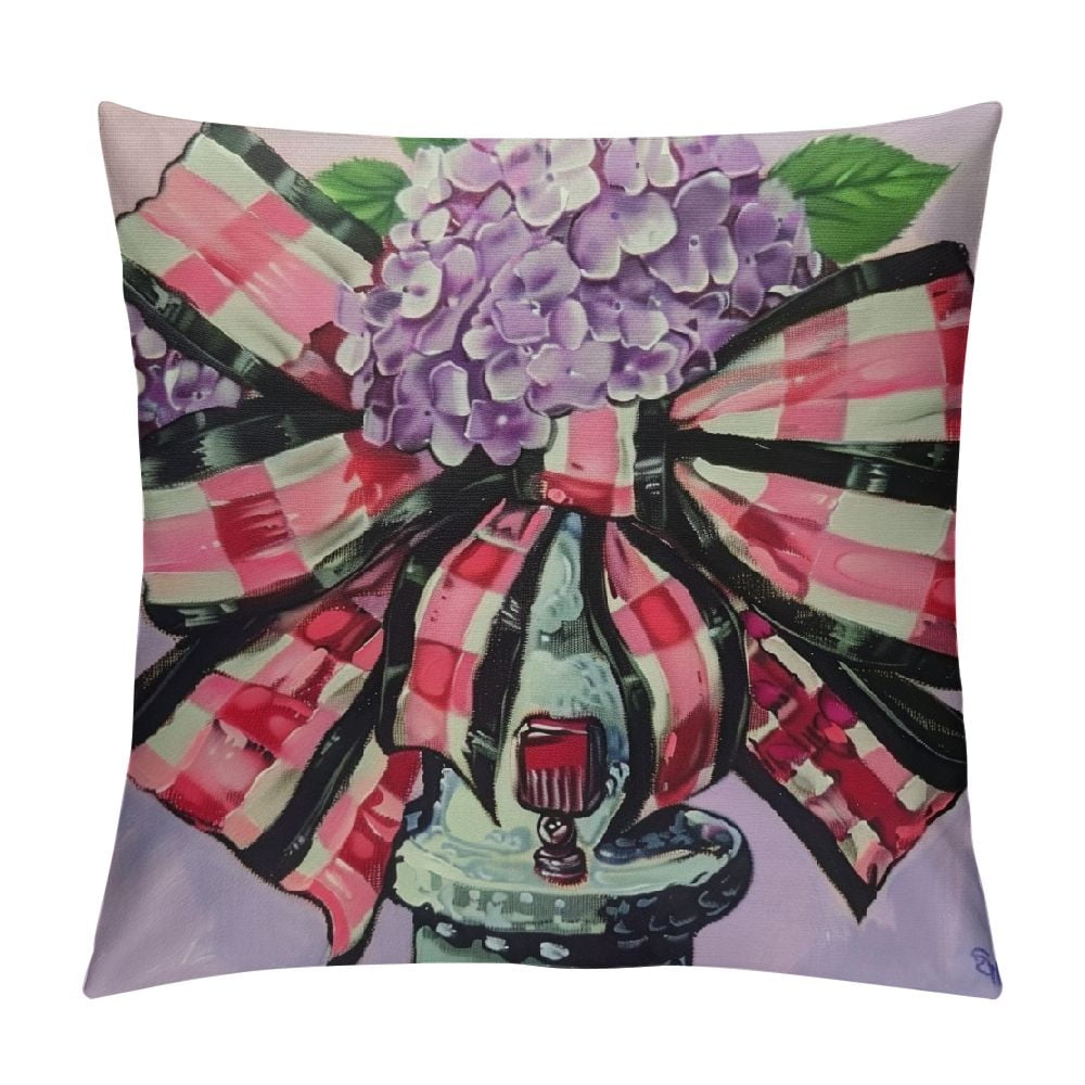 Chilfamy Spring Pillow Covers Hydrangeas Flower Spring Pillow Cases for ...