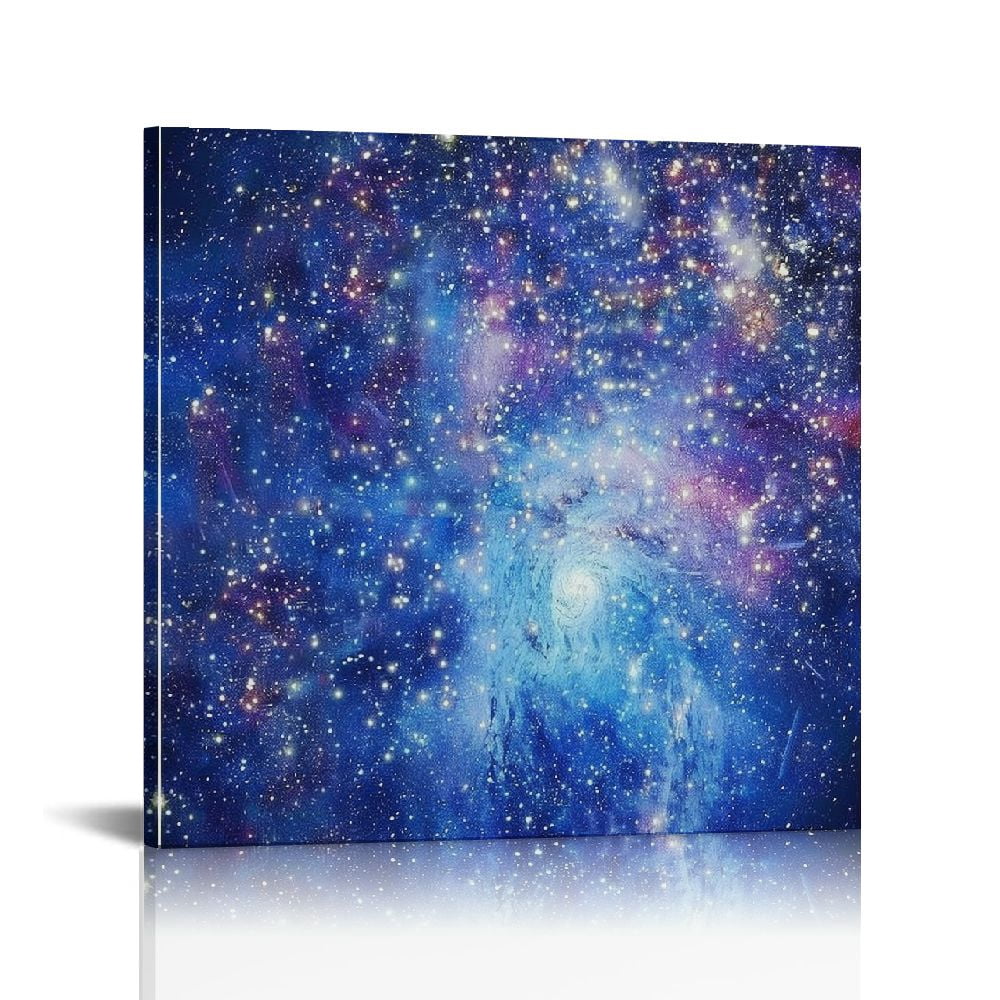 Chilfamy Star Cluster Canvas Wall Art Decor Ready To Hang - High ...