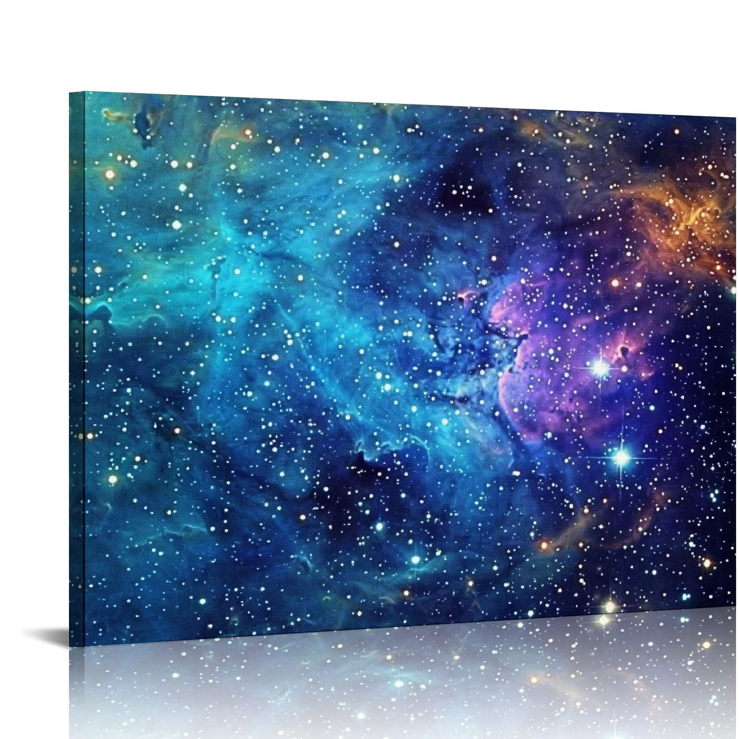 Chilfamy Stars Cluster Space Canvas Print on Canvas for Wall Decor in ...