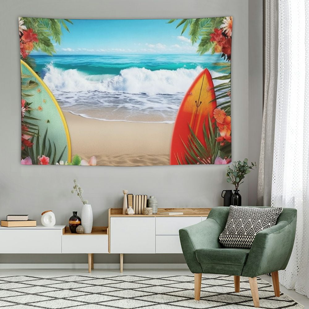Chilfamy Summer Tropical Beach Theme Photo Background Beach Conch ...