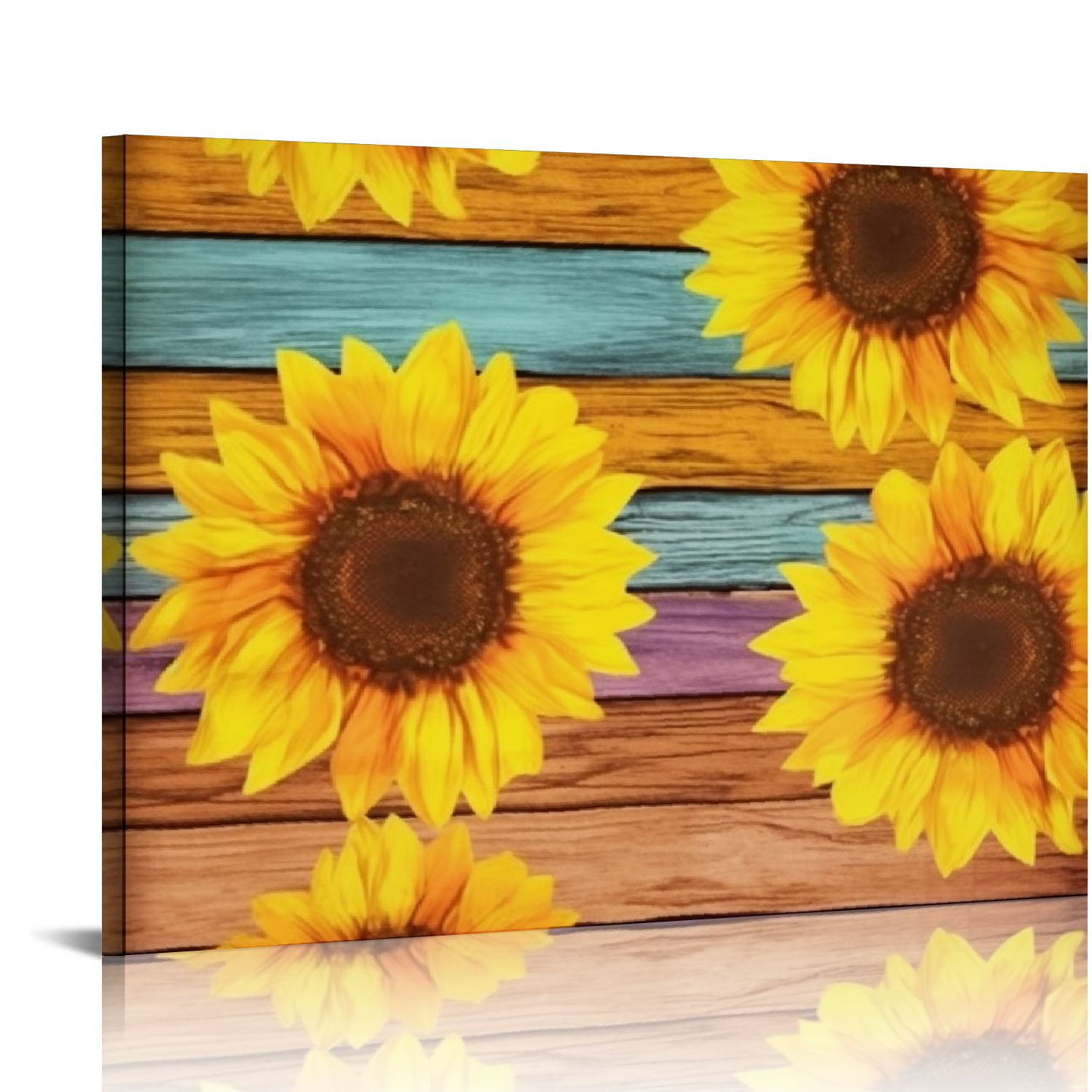 Chilfamy Sunflower Canvas Prints Wall Art Decor Ready To Hang for Home ...