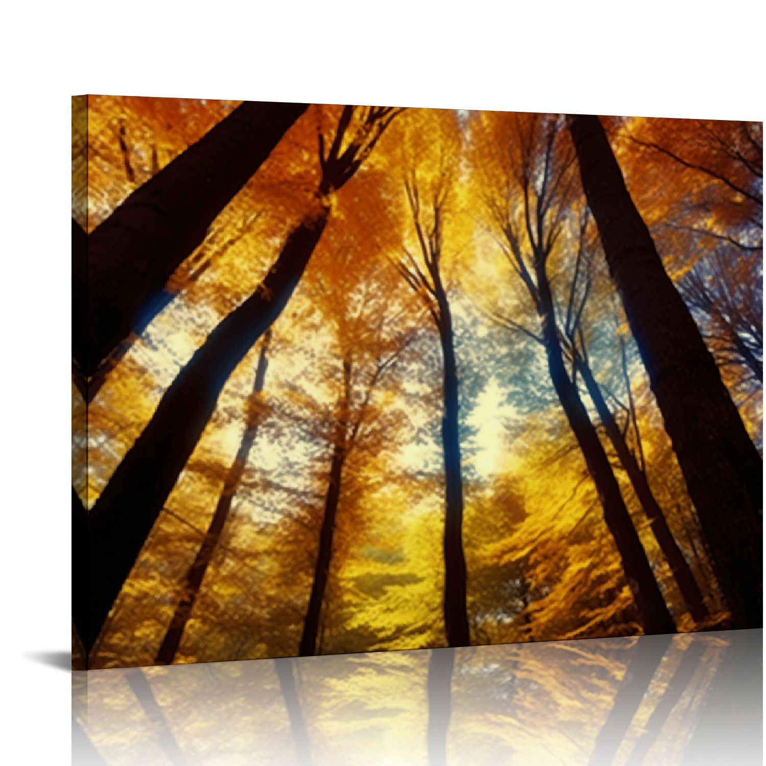 Chilfamy Tall Trees Canvas Wall Art Decor for Home, Living Room ...