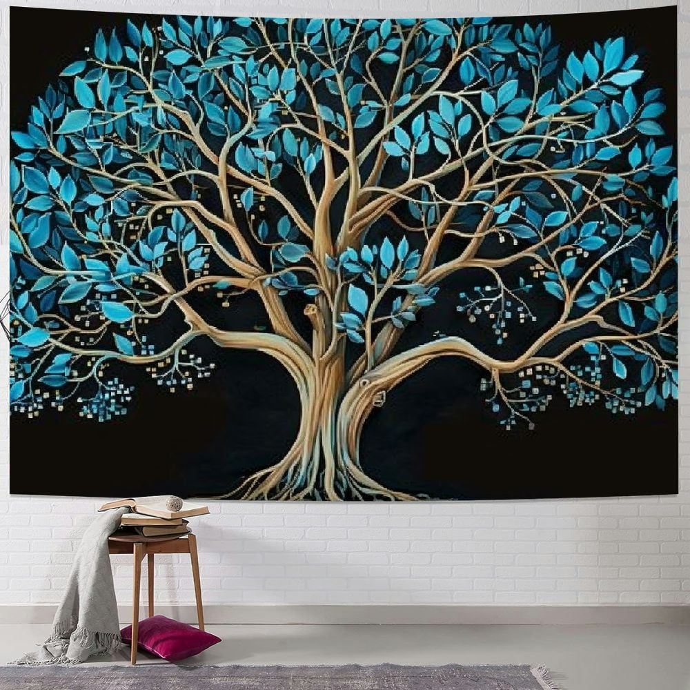 Chilfamy Tapestry Wall Hanging - Bohemian Hippie Wishing Tree ...
