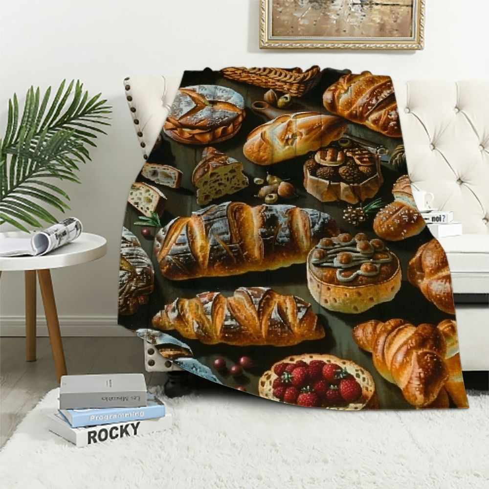 Chilfamy Throw Blankets for Sofa Couch Fluffy Cozy Flannel Travel ...