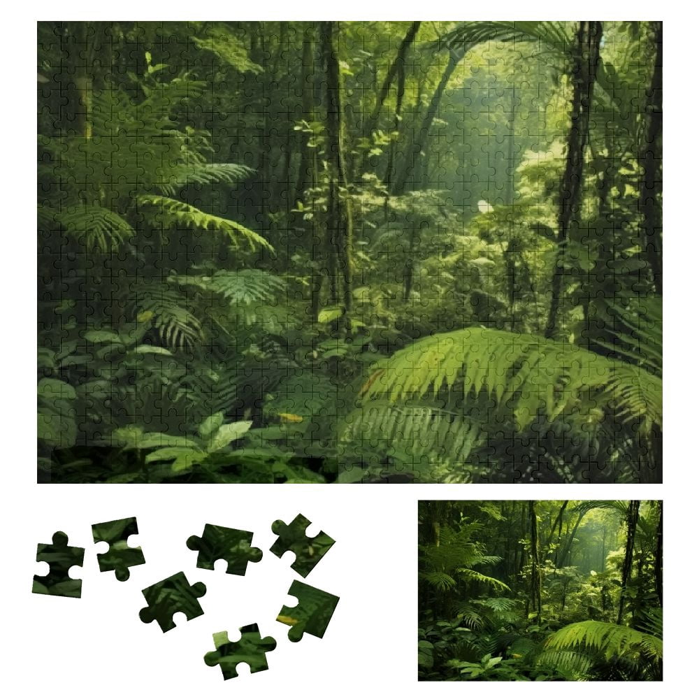 Chilfamy Trees Plants Wooden Jigsaw Puzzle Challenging Difficult Puzzle ...