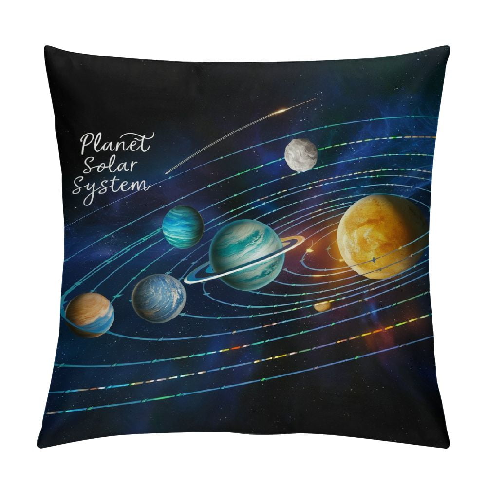 Chilfamy Universe Planet Solar System Body Pillow Covers Home Outdoor ...