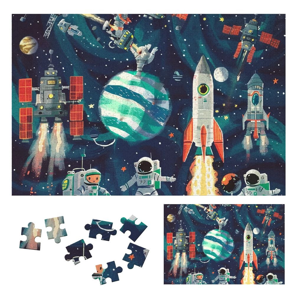 Chilfamy outer space puzzle Birthday Gift for Family and Friends 1000 ...