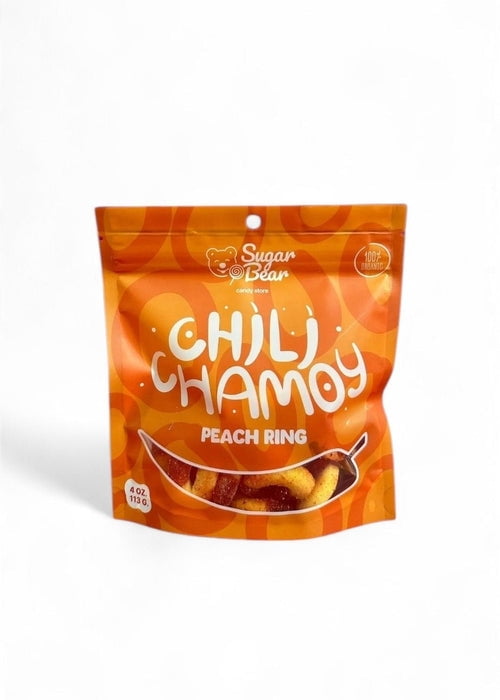 Chili Chamoy Gummy Peach Rings 4oz Pack – Sweet, Spicy & Tangy Peach ...