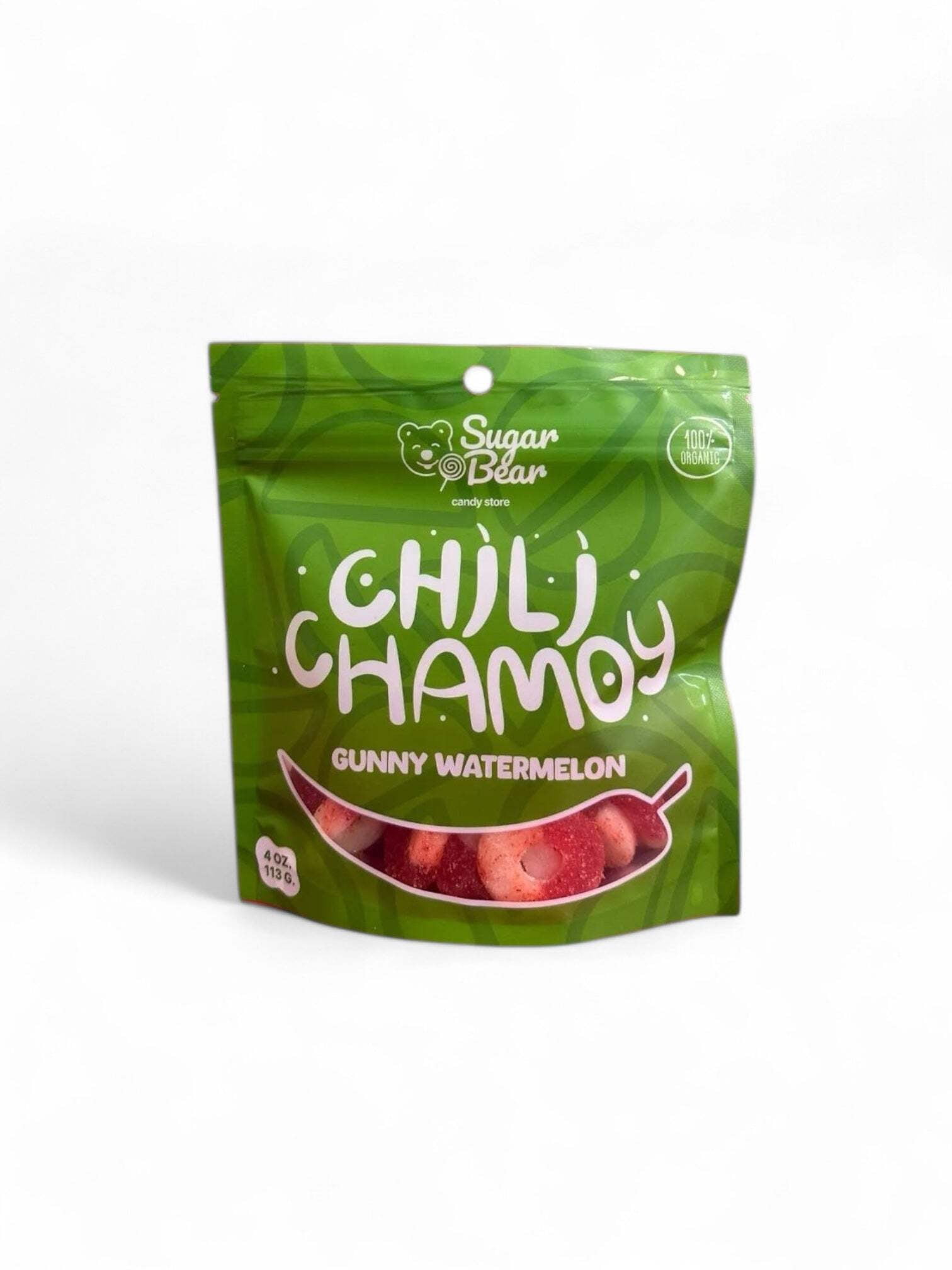 Chili Chamoy Gummy Watermelon Rings 4oz Pack – Sweet & Spicy Watermelon ...