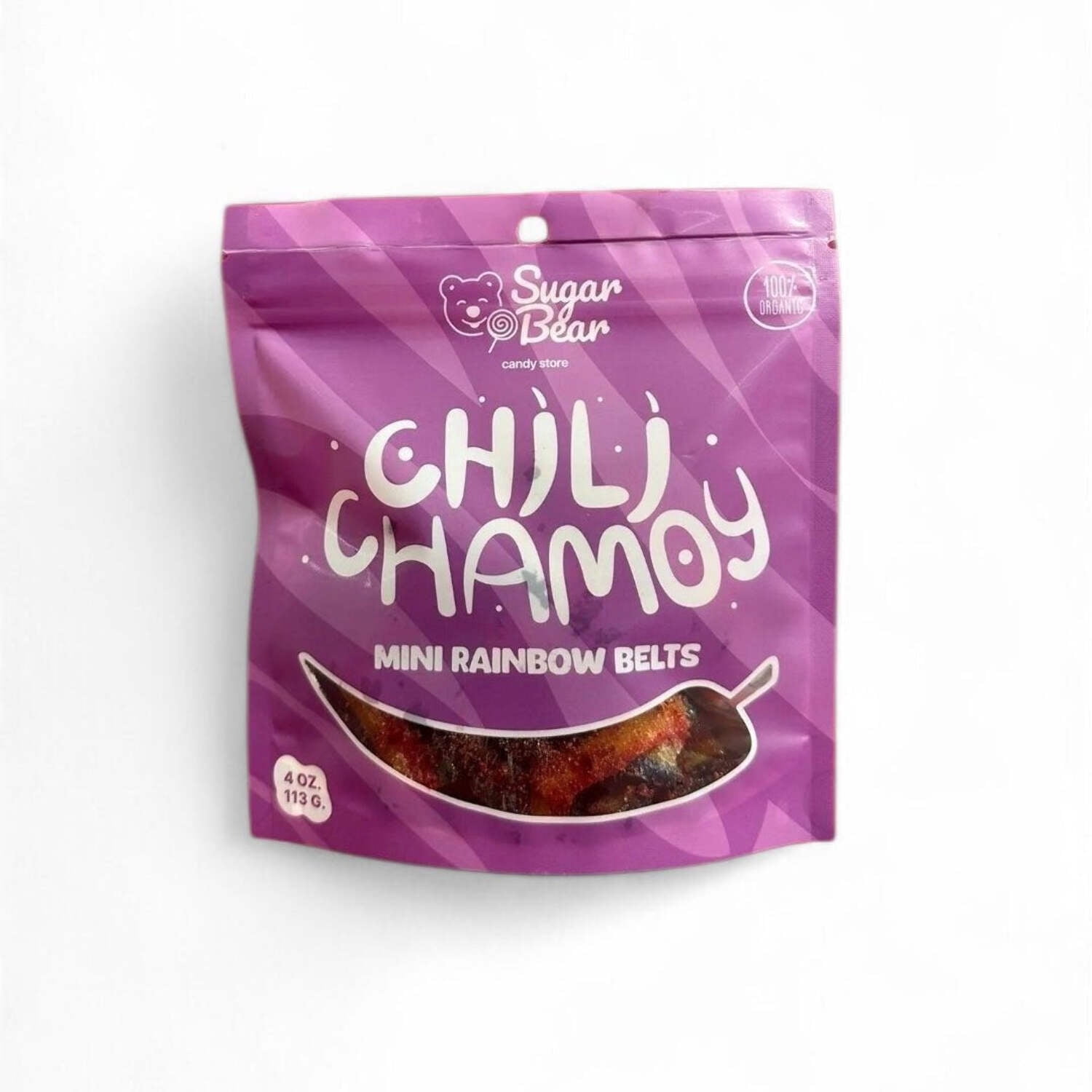 Chili Chamoy Mini Rainbow Belts 4oz Pack – Spicy & Tangy Gummy Candy ...