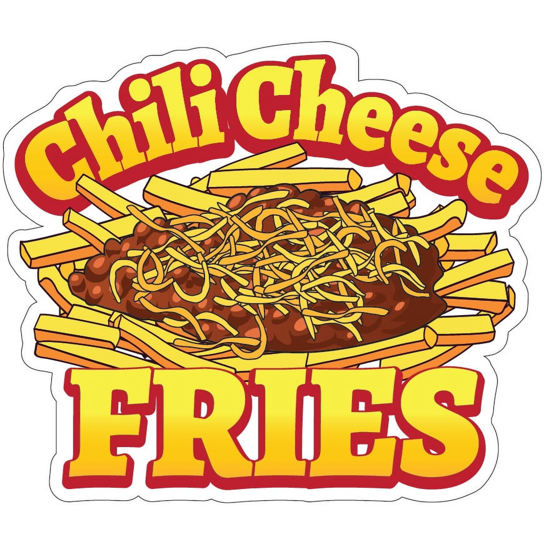 Chili Cheese Fries 12" Decal Concession Stand Food Truck Sticker ...