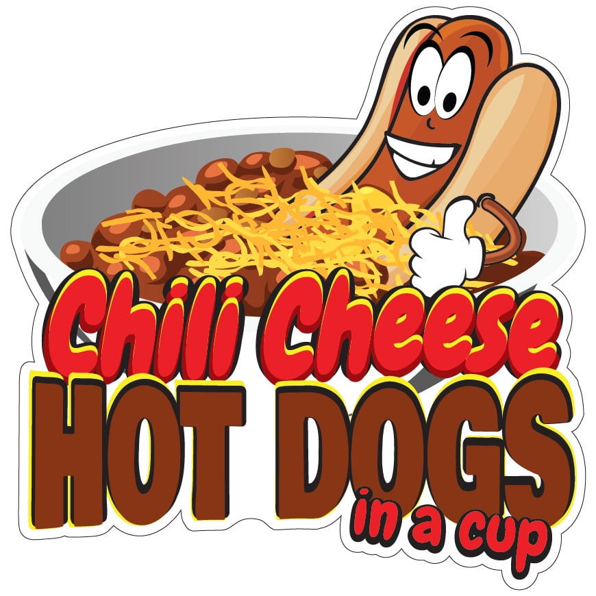 Chili Cheese Hot Dogs 8" Decal Concession Stand Food Truck Sticker ...