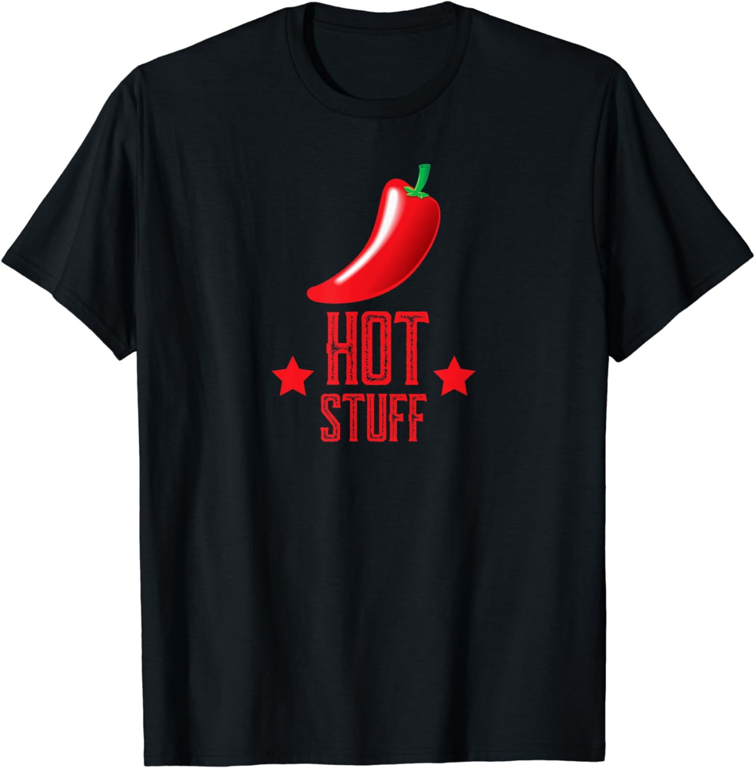 Chili, Chilli Pepper design - Hot Stuff Funny T-Shirt - Walmart.com
