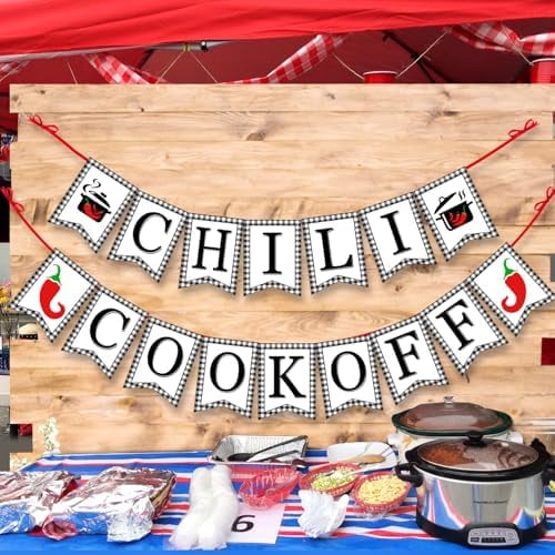 Chili Cook Off Competition Party Banner Chili Contest Tasting ...