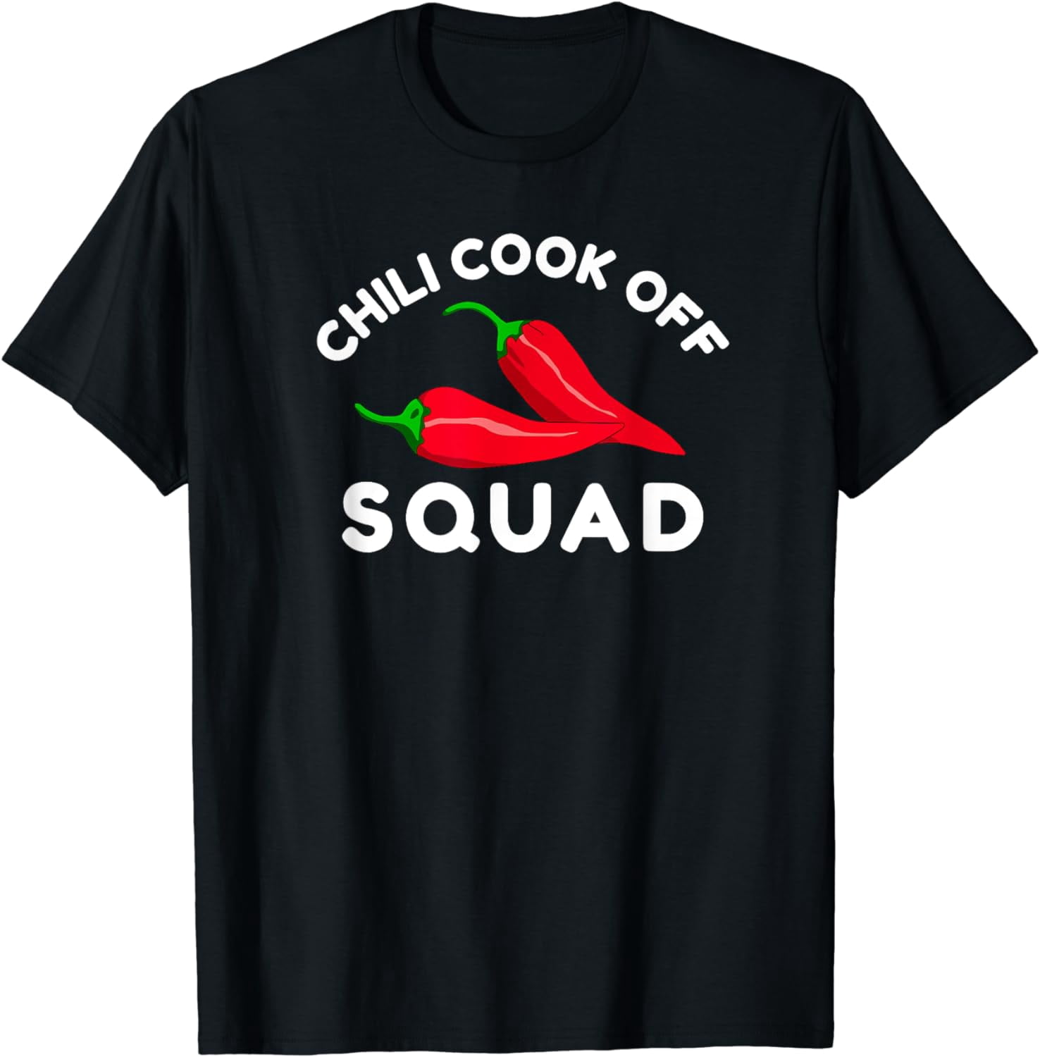 Chili Cook Off Squad Chili Contest Shirt With Red Pepper T-Shirt ...