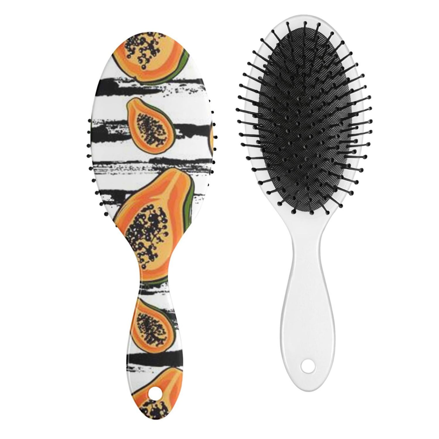 Chili Hair Brush, Cute Red Chili Peppers Pattern Detangling Paddle ...
