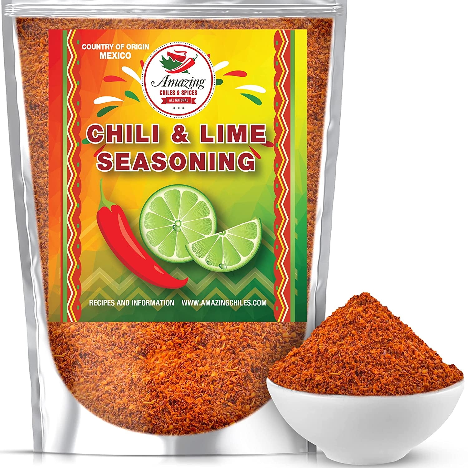 Chili Lime Seasoning 8 oz - Tangy Citrus Flavor With Mild Heat by ...
