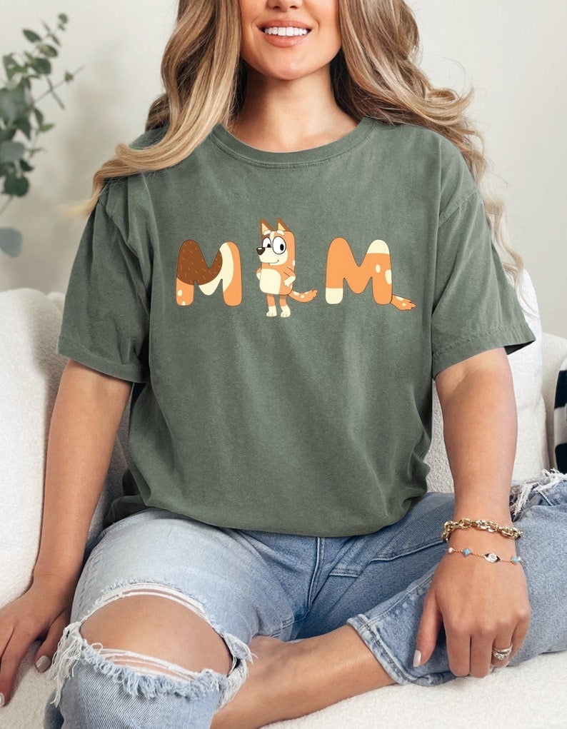 Chili Mum Shirt, Bluey, Bluey Inspired Mum Shirt Comfort Colors Shirt ...