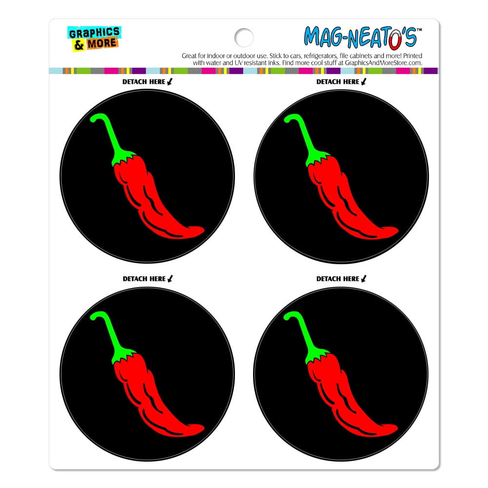 Chili Pepper Southwestern MAG-NEATO'S(TM) Car/Refrigerator Magnet Set ...