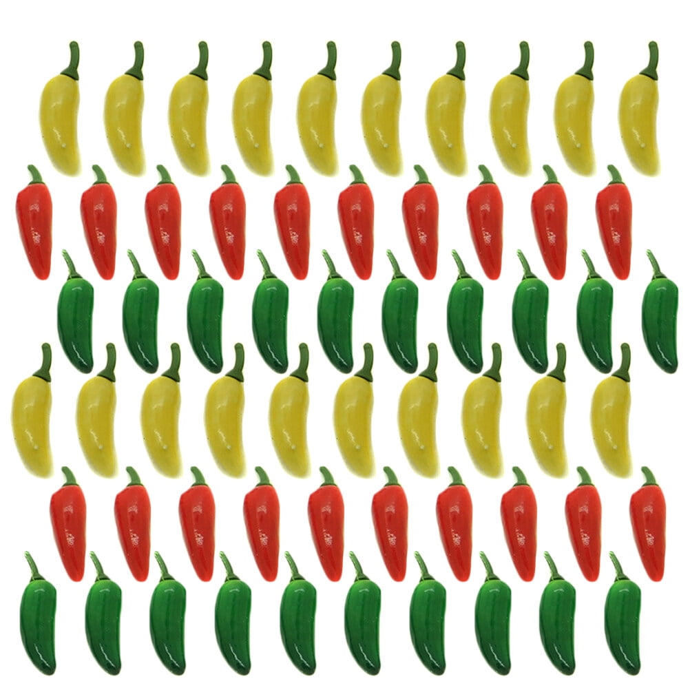 Chili Pepper Vegetables Mini Artificial Peppers Decorations Simulation ...