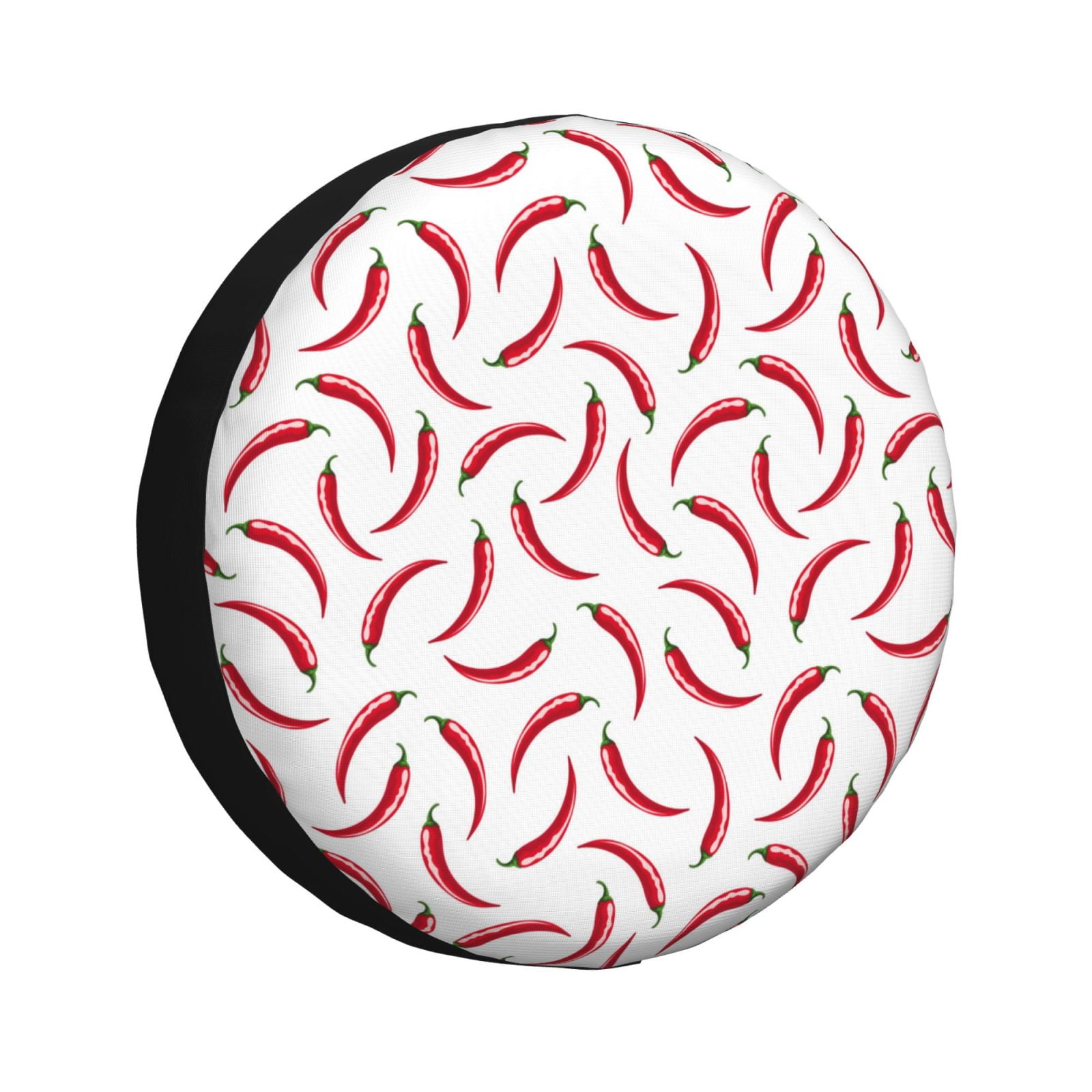 Chili Pepper red Print Spare Tire Cover for Trailer Camper RV Truck SUV ...