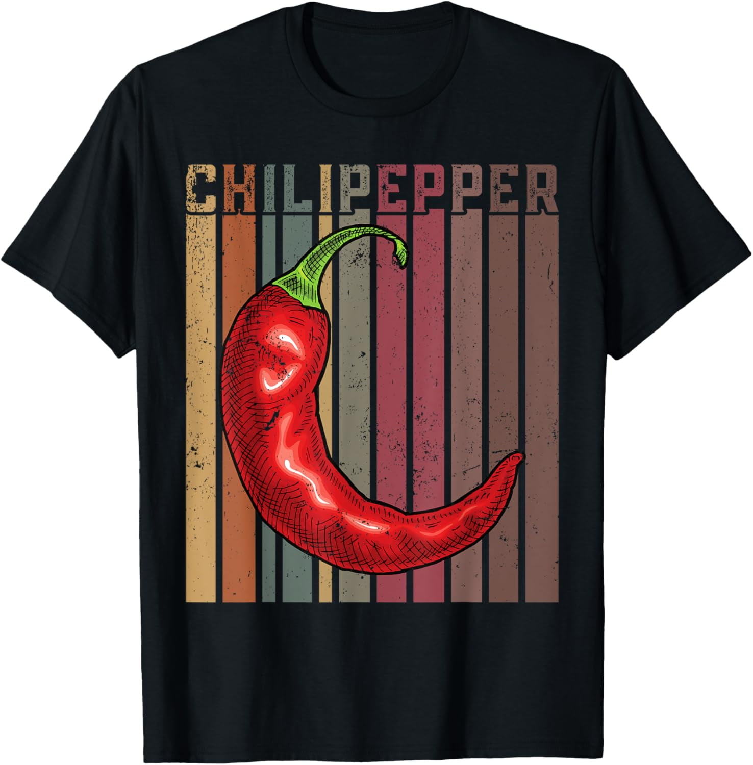 Chili Peppers Red Hot Spicy Pepper Eat Mexican Chili Lovers T-Shirt ...