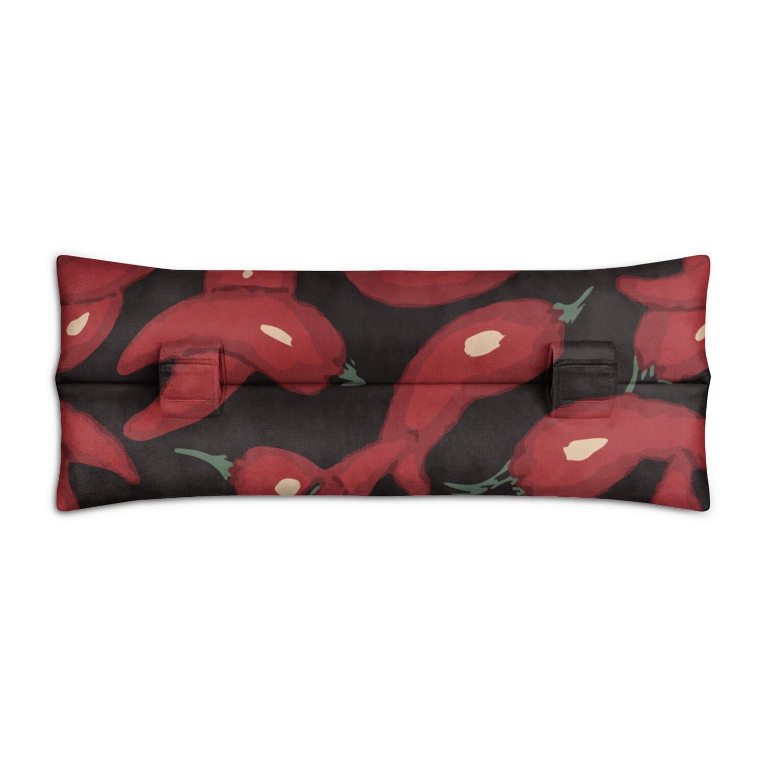 Chili Print Mastectomy Pillow for Car - Soft Post Surgery Seatbelt ...