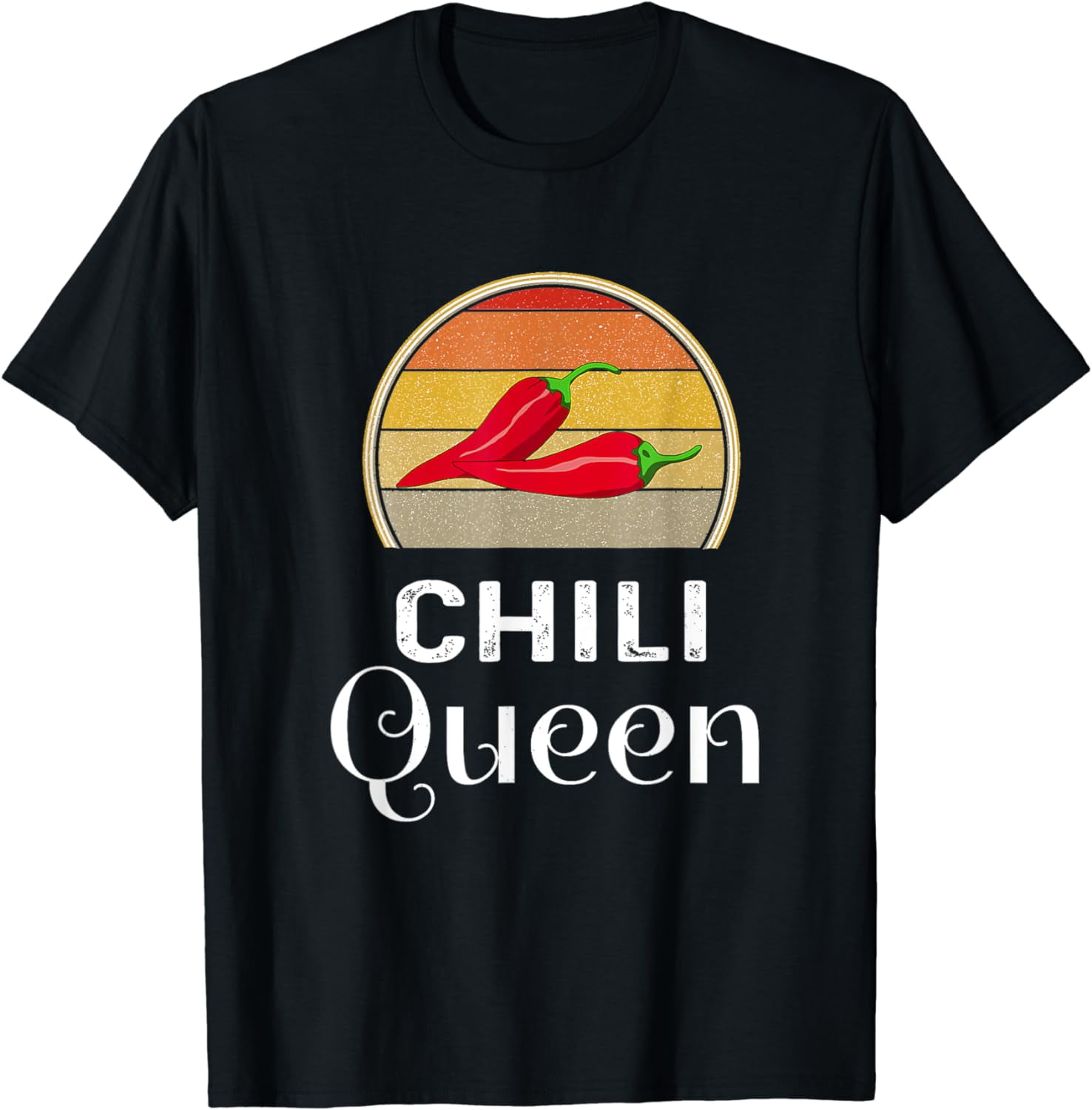 Chili Queen Chili Cook Off Funny Cooking Competition Pepper T-Shirt ...