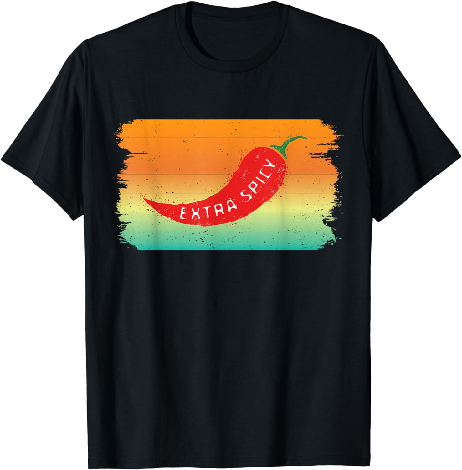 Chili Red Pepper Vintage Chilli Spicy Hot Foods Calabrian T-Shirt ...