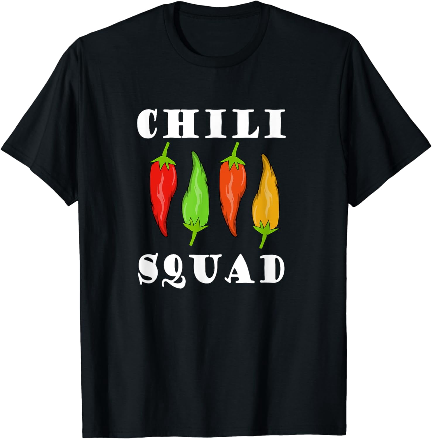 Chili Squad Mexican Food Eating Spicy Food T-Shirt - Walmart.com
