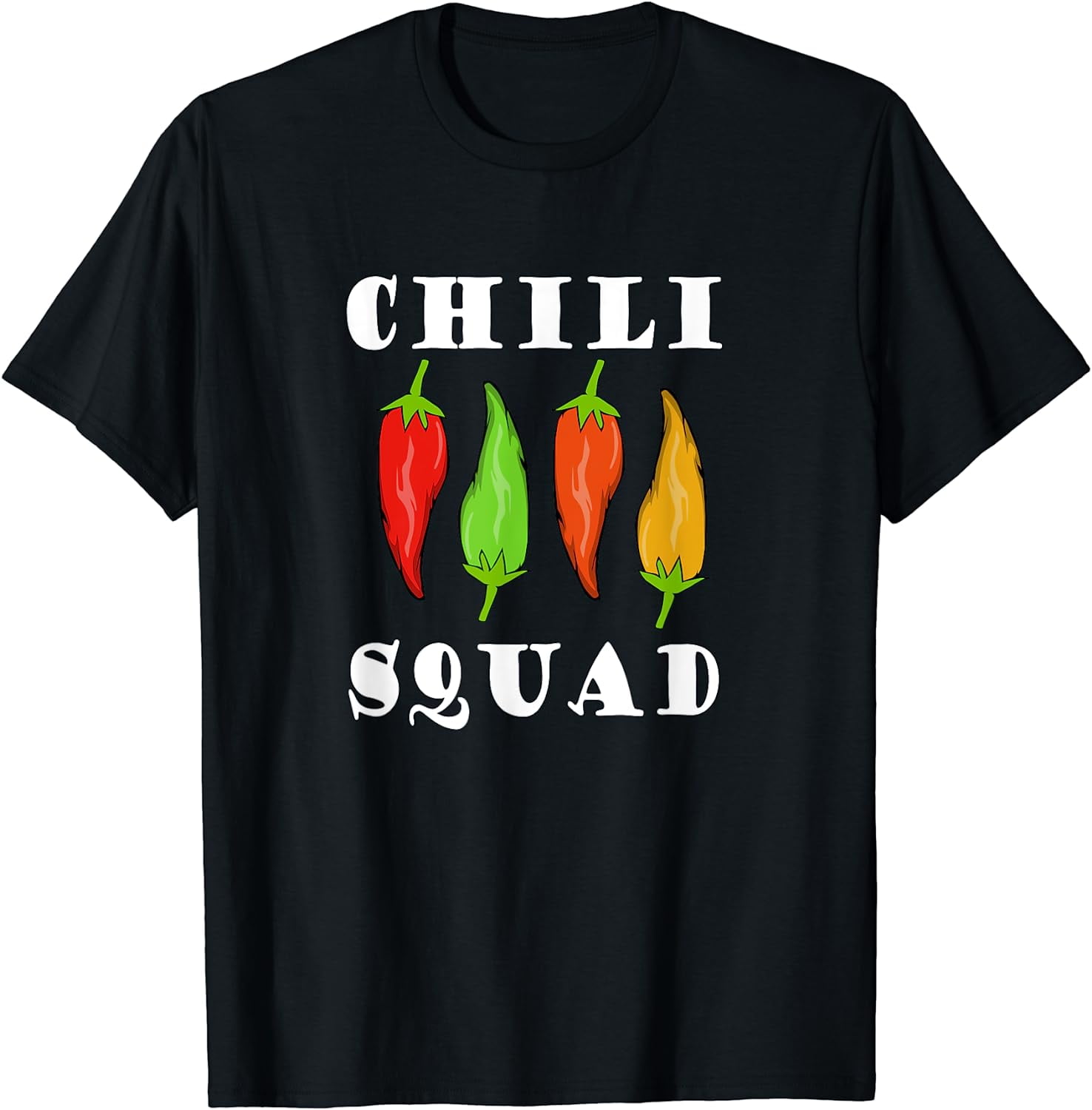 Chili Squad Mexican Food Eating Spicy Food T-Shirt - Walmart.com